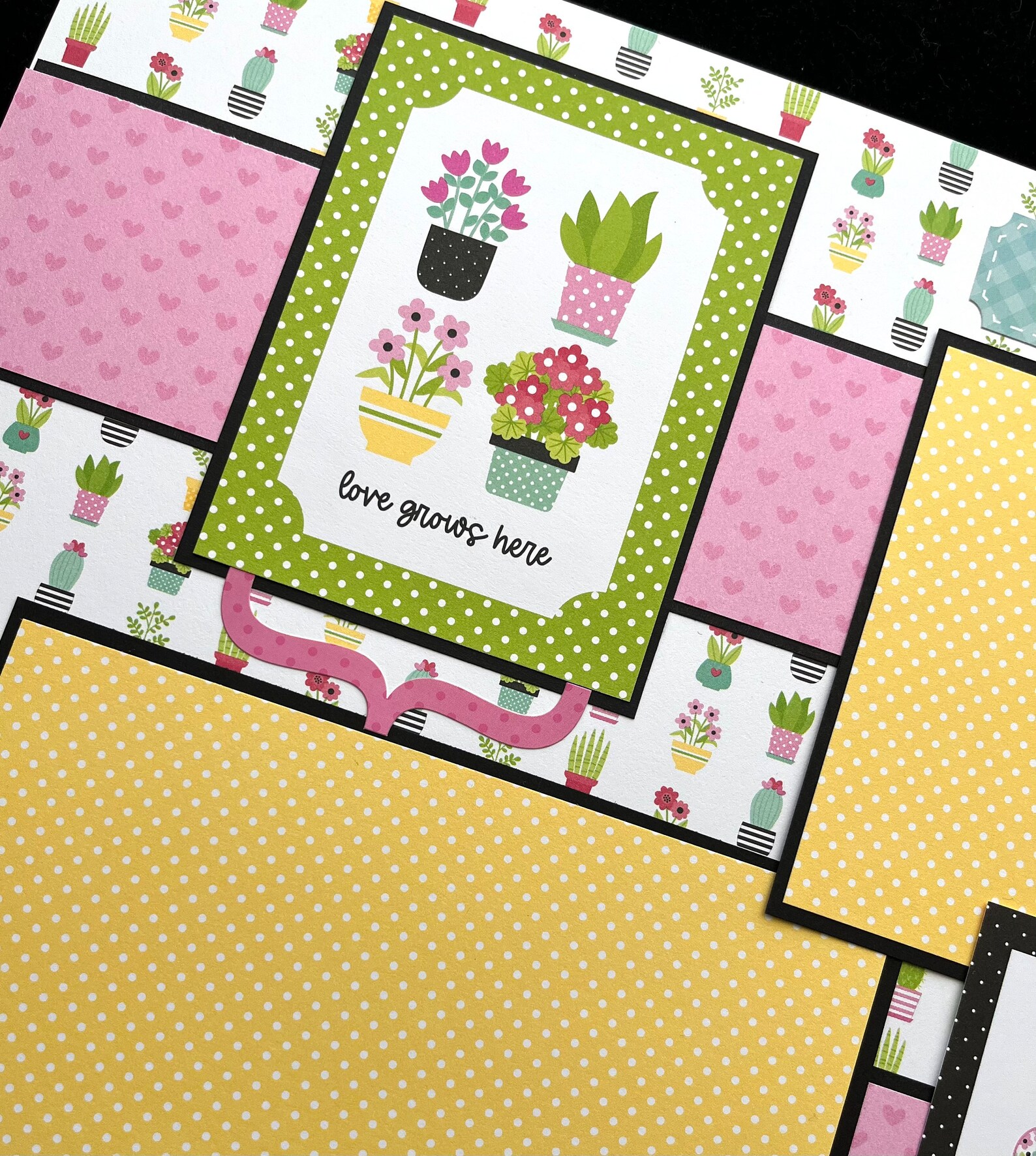 Home Scrapbook Layout Page, Love Home Premade Album Page, Fully ...