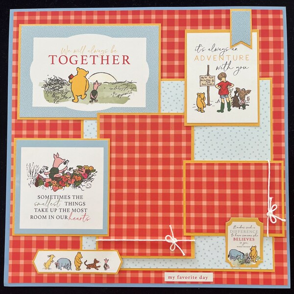 Scrapbook Album Layout, Bee Page, Let It Bee, Premade Album Layout ...