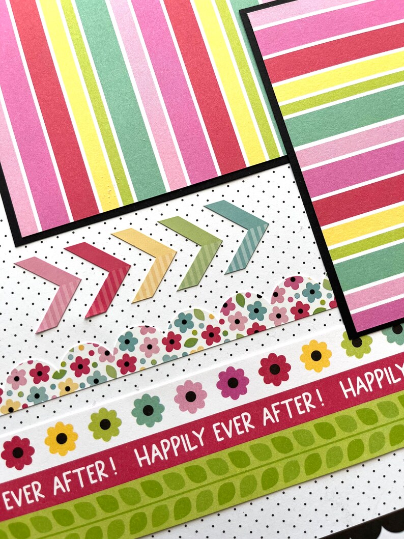 Home Scrapbook Layout Page, Love Home Premade Album Page, Fully ...