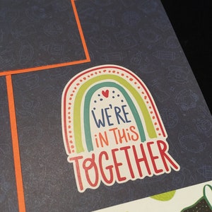 Pandemic Scrapbook Layout Page, Social Distancing, Pandemic Mask ...