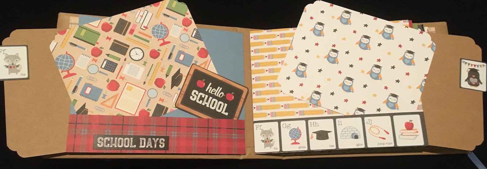 School Days Scrapbook Mini Album, Mini Photo Album, Album, Journal ...