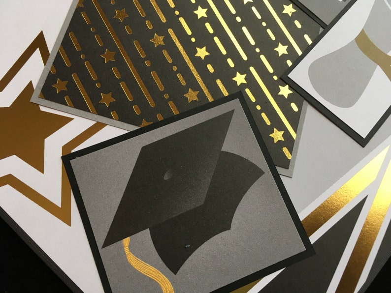 Graduation 2021 Premade Scrapbook Album Layout, Two-page Graduation ...