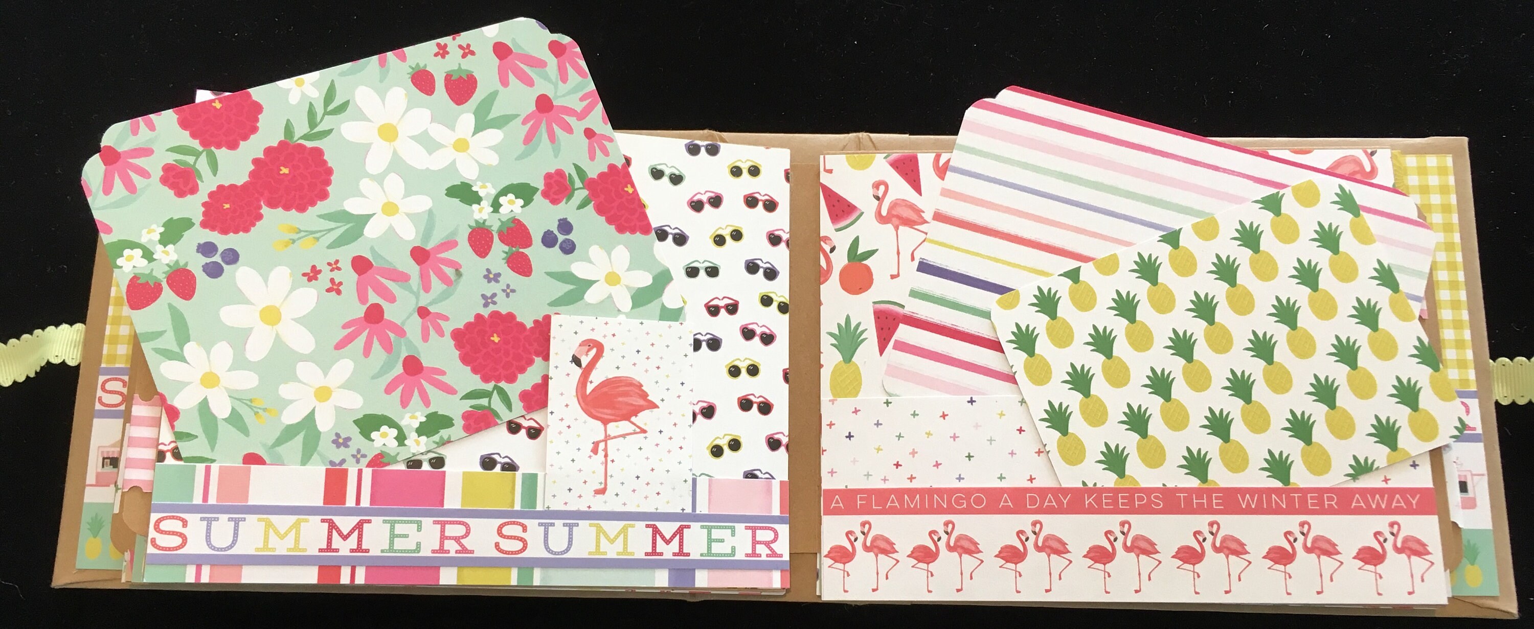 Scrapbook Mini Album, Summer Photo Album, Journal, Summer Vacation ...