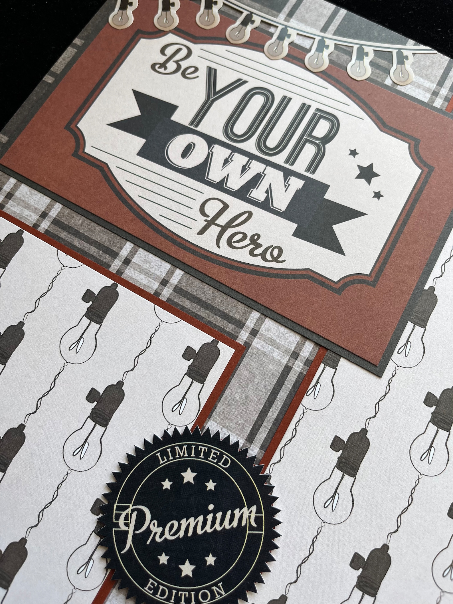 Masculine Two Page Scrapbook Layout, Mens Layout, Teen Boy Layout ...