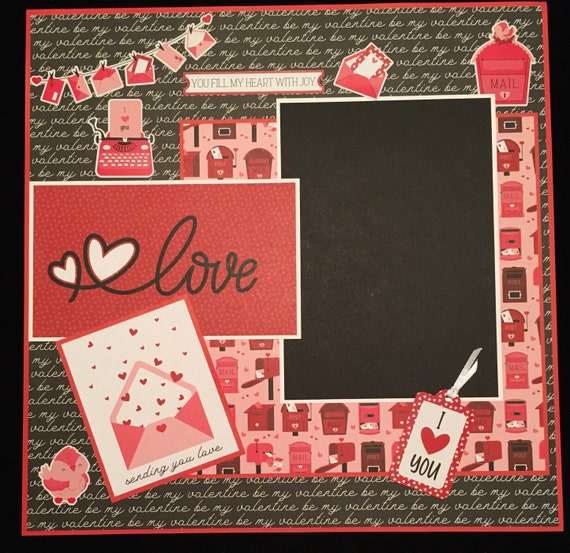 Love Scrapbook Layouts