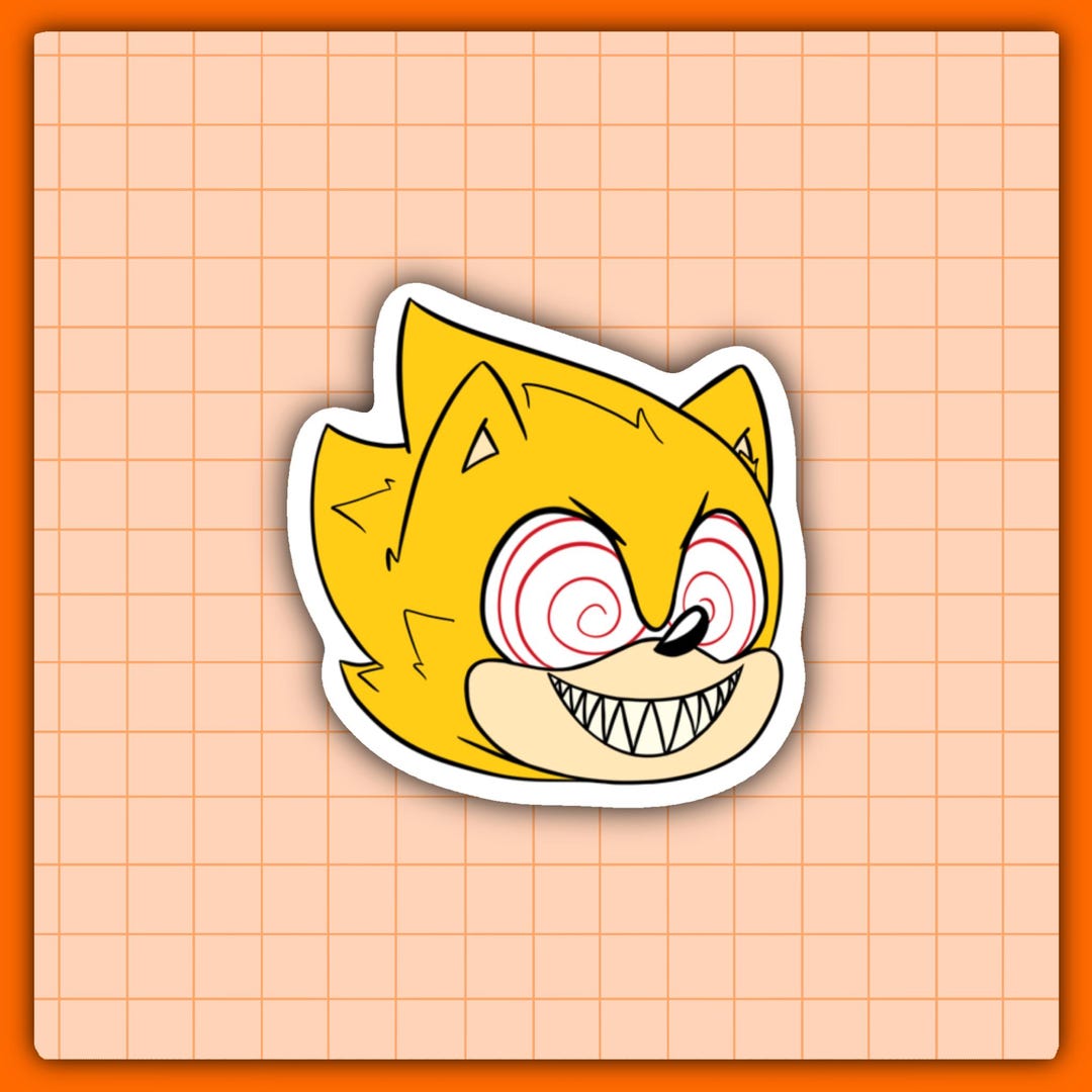 Fleetway Super Sonic Sticker - Etsy