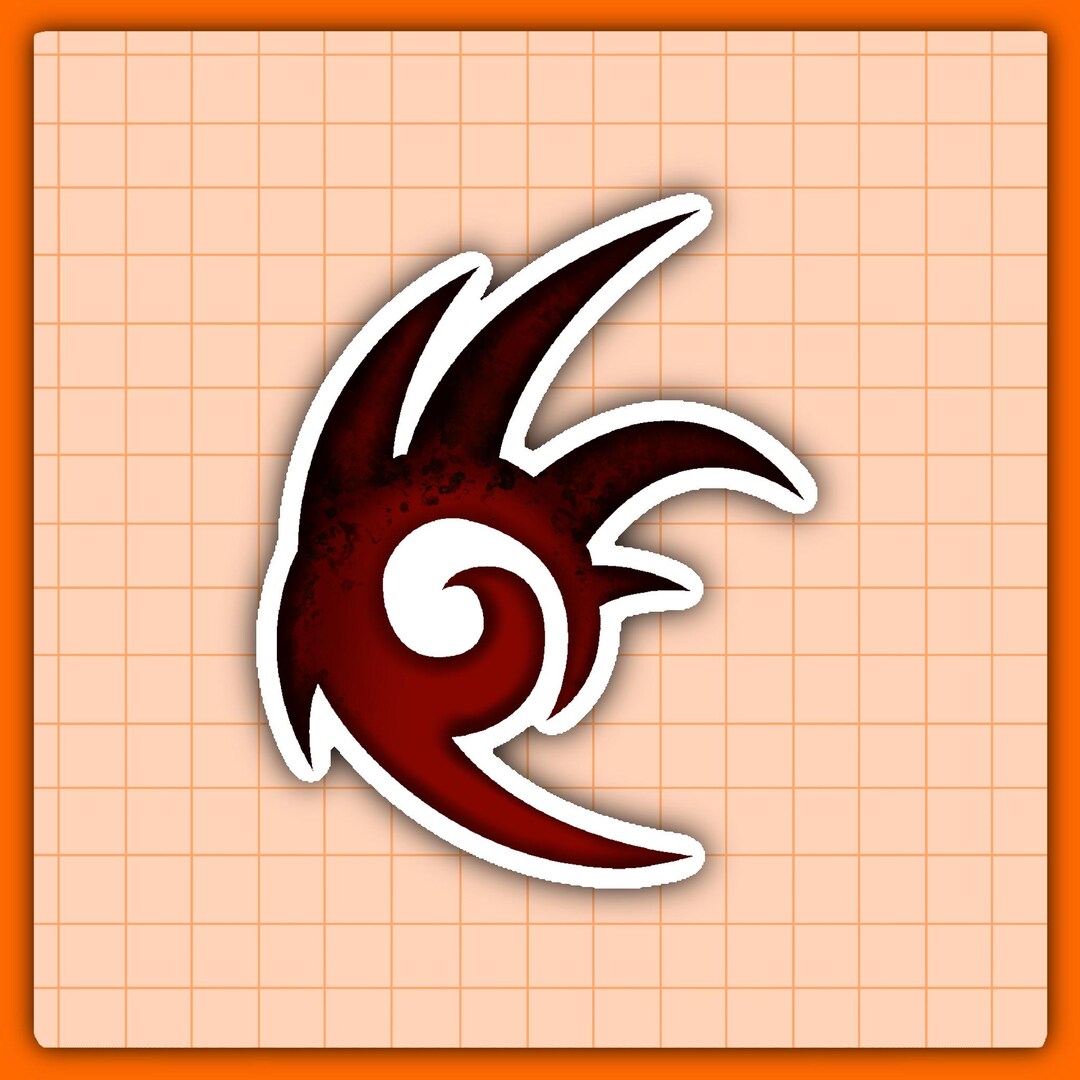 Dark Shadow the Hedgehog Symbol Sticker - Etsy