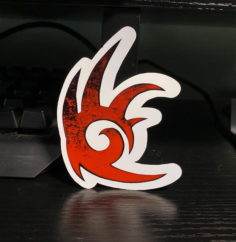 Shadow the Hedgehog Symbol Sticker - Etsy