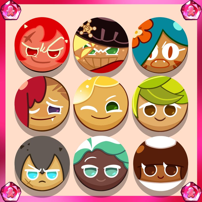 Cookie Run Kingdoms Stickers - Etsy