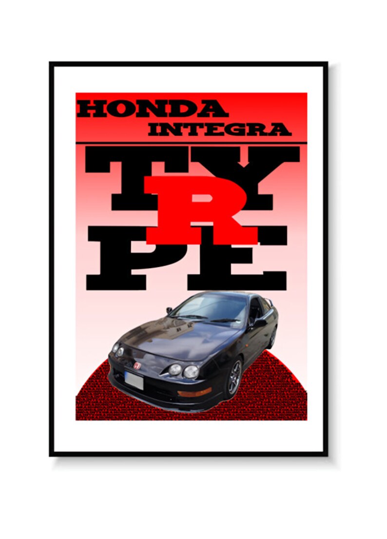 Honda Integra Type R download Only Room Decor, Digital Posters, Car ...