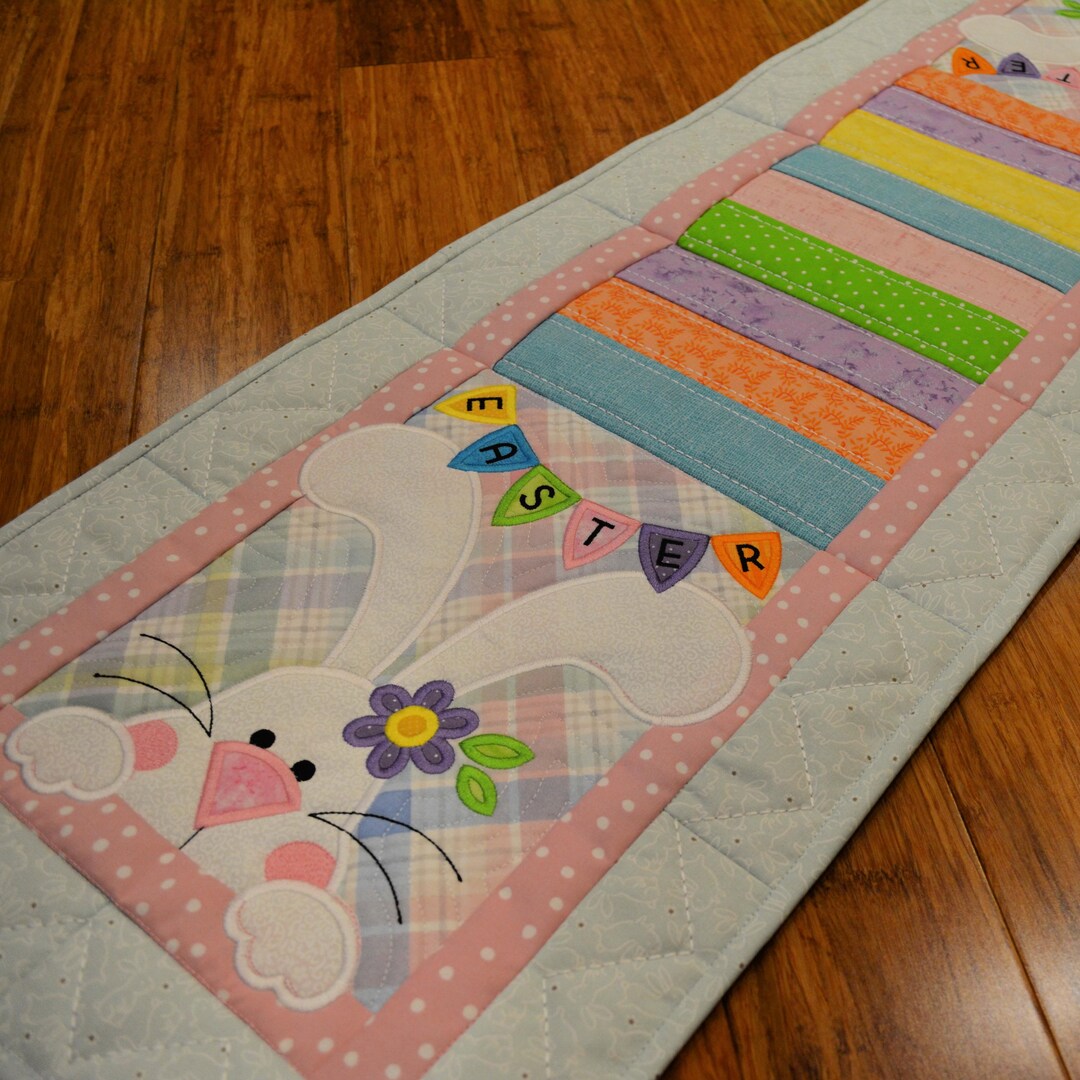 Easter Bunny Table Runner - Etsy