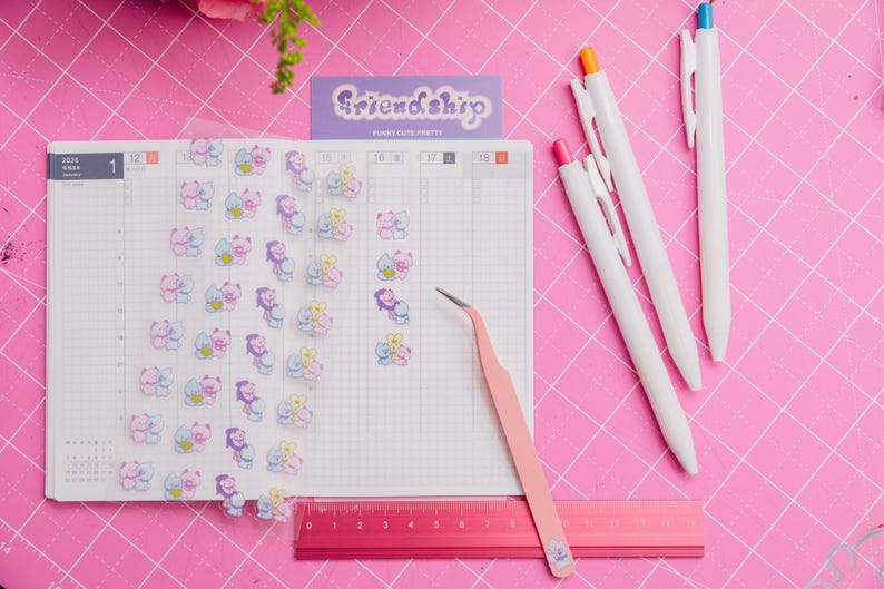 Planner Sticker Sheet BUNDLE – for Planners, Journals & Scrapbooks - 7 ...