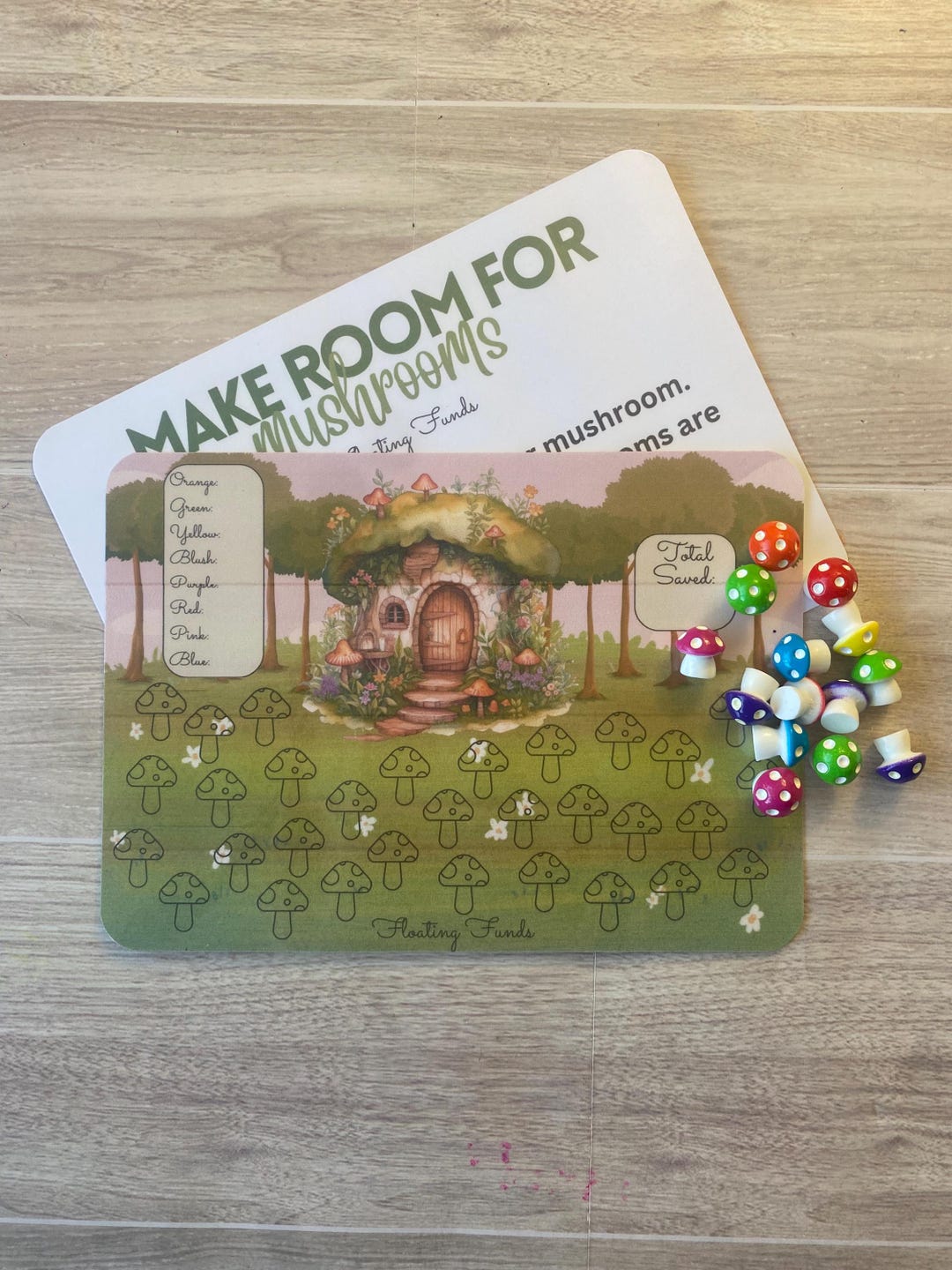 Make Room for Mushrooms | Savings Challenge | Grab Bag Game | Envelope ...