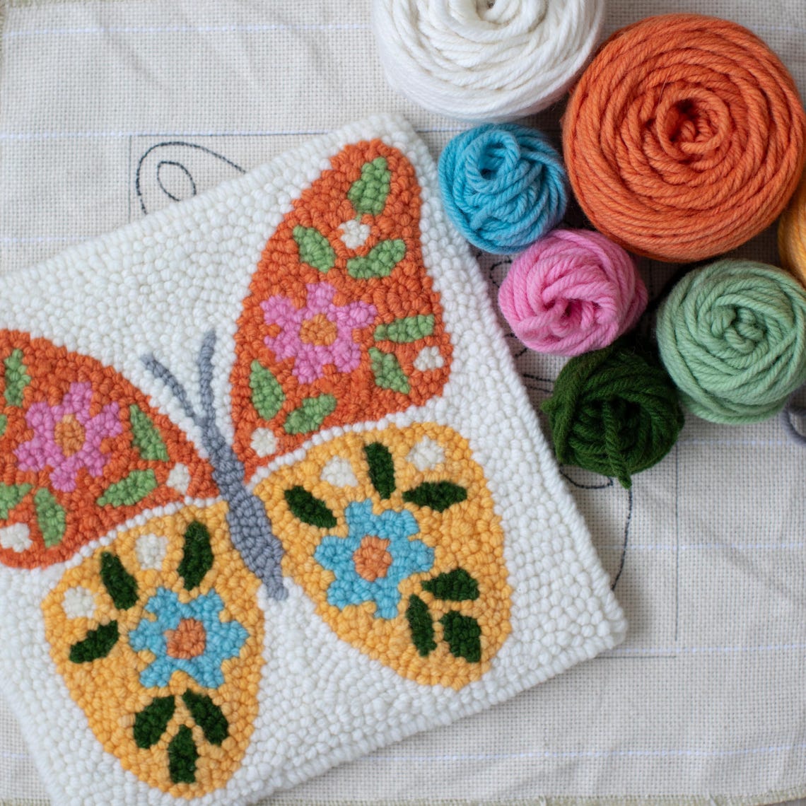 Punch Needle Starter Kit | Beginner Punch Needle Kit With Oxford Needle ...