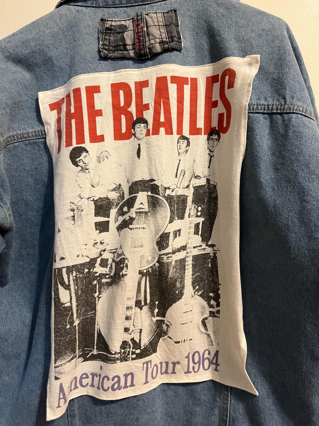 BEATLES DENIM JACKET - Etsy