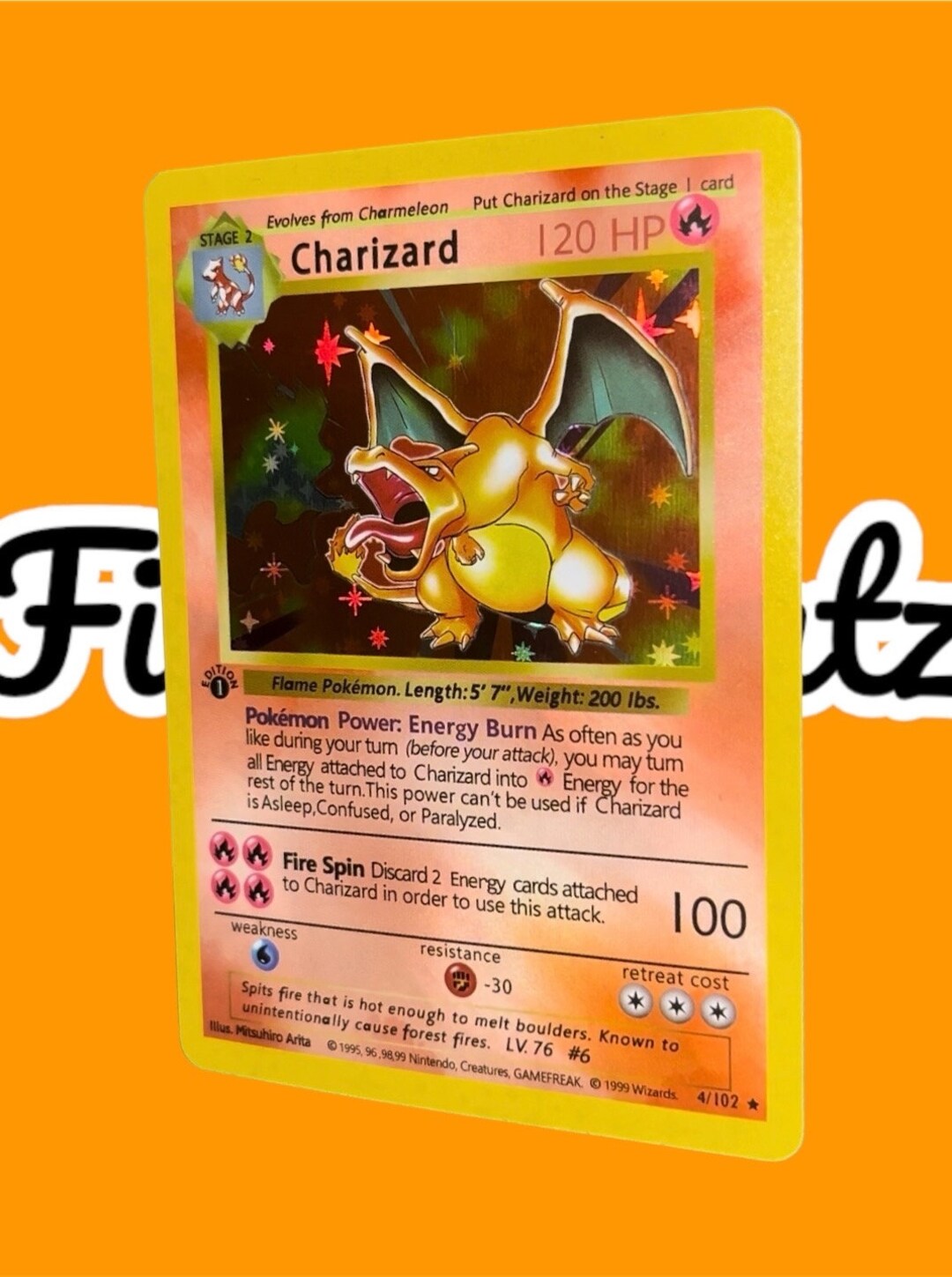 Charizard First Edition Shadowless - Etsy