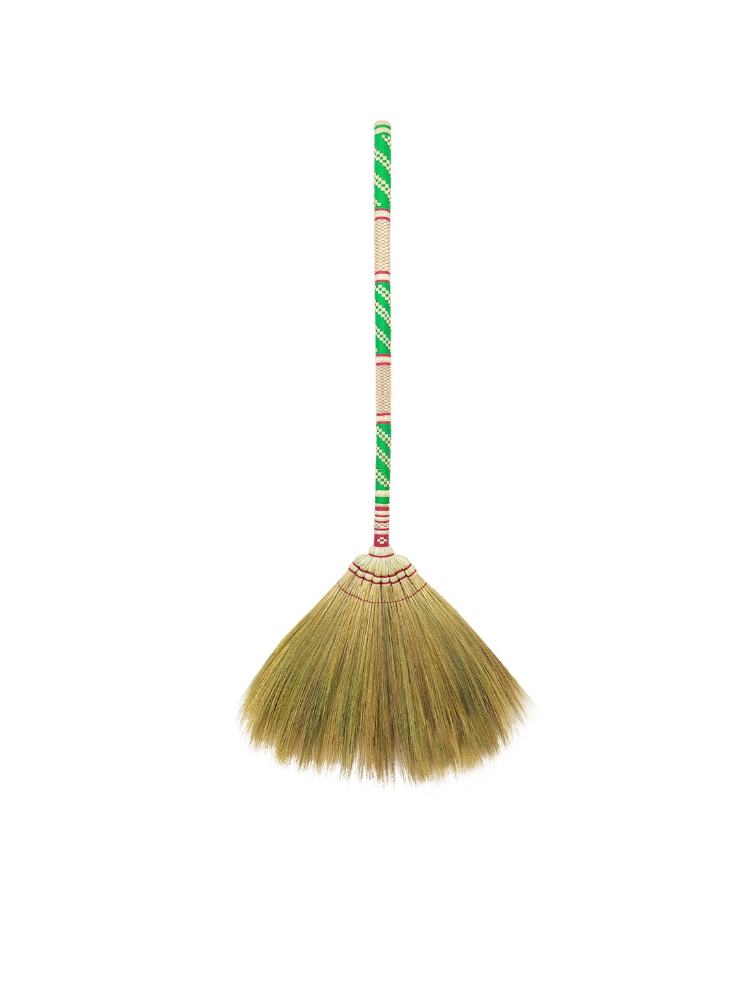 Natural Grass Broom for Sweeping Indoor and Outdoor With Brush Power ...