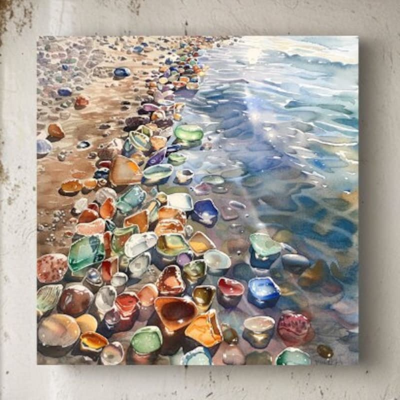 Sea Glass Wall Art - Etsy