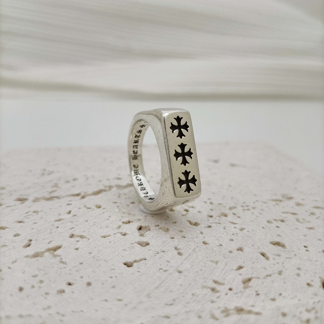Cross Plane Silver Rings Opium Y2k Rings Cemetery Ring for Man Woman ...