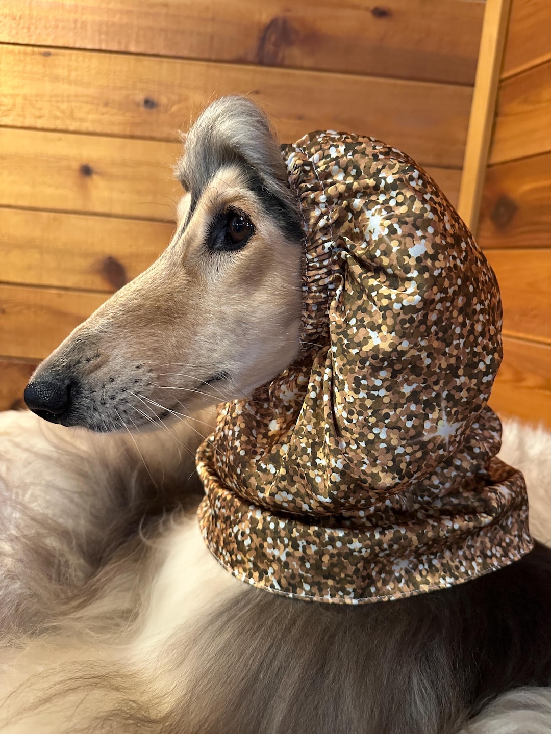 Gold Confetti Afghan Hound Snood - Etsy