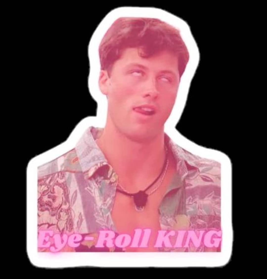 Love Island USA Rob Eye Roll Sticker eye-roll KING - Etsy