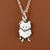 Tiny Mouse Pendant / Necklace Sterling Silver - Etsy