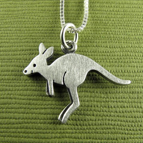Kangaroo Necklace - Etsy