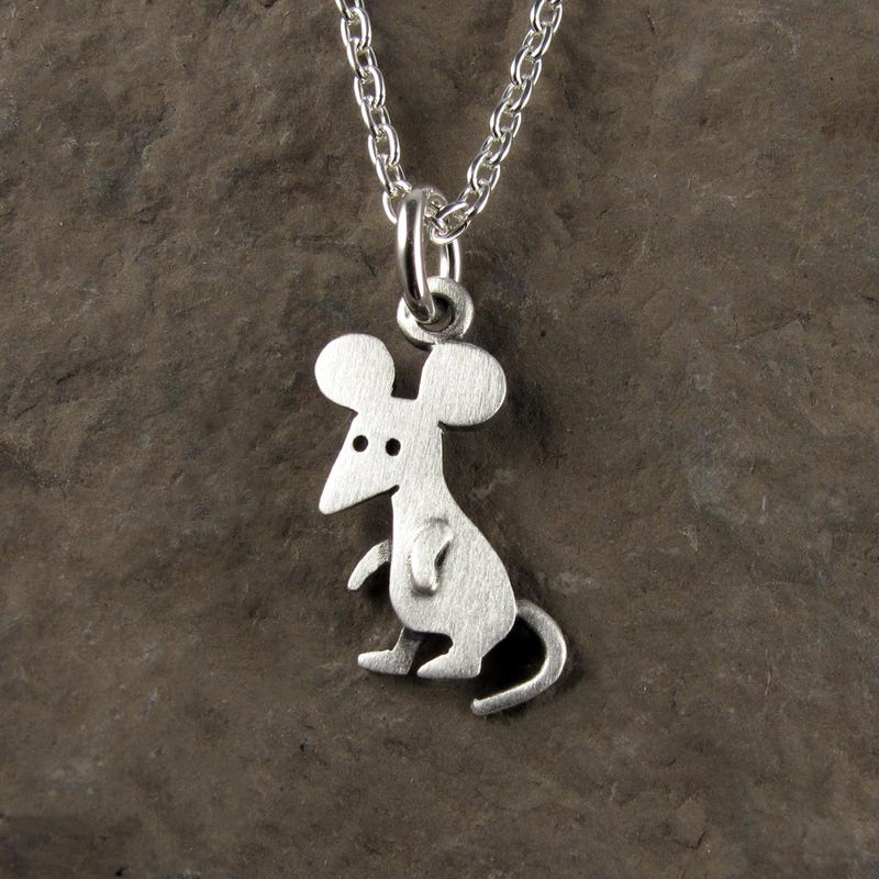 Silver Mouse - Etsy