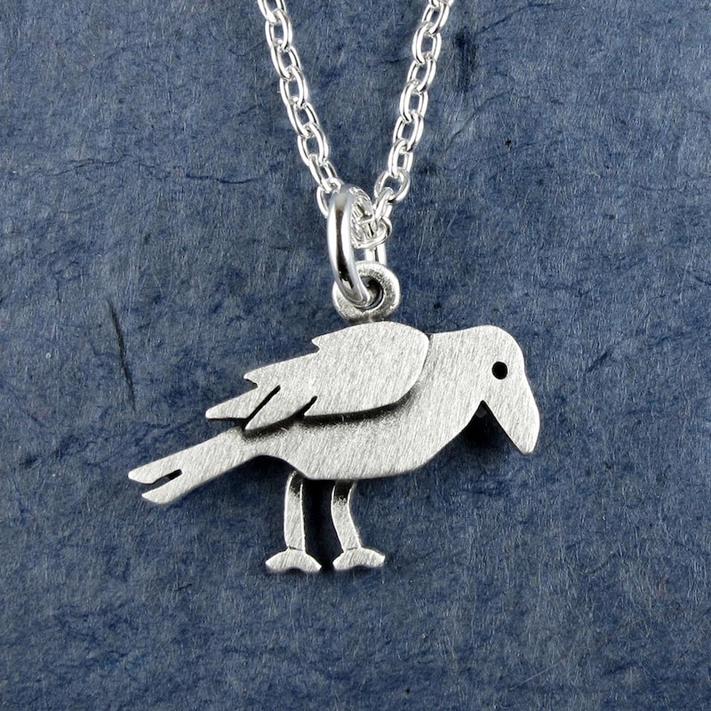 Crow Charm - Etsy