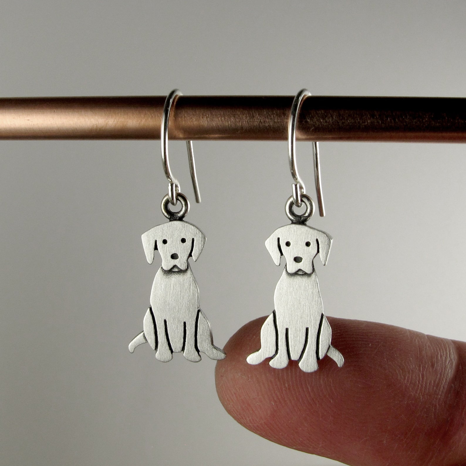 Tiny Labrador Retriever Earrings - Etsy