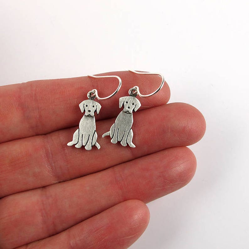 Tiny Labrador Retriever Earrings - Etsy