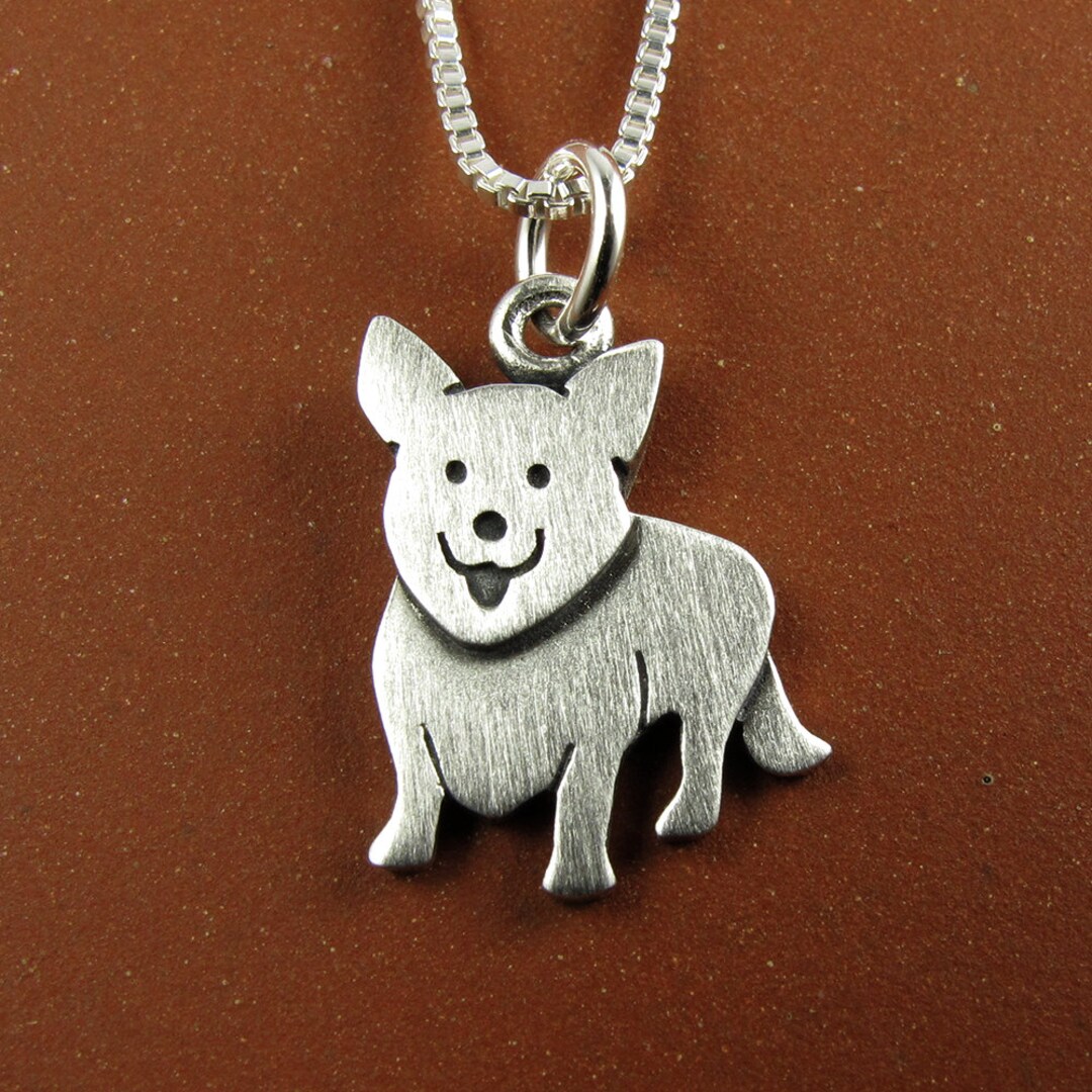Tiny Corgi Pendant / Necklace - Etsy