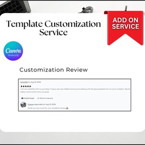 Add-on Template Customization Service for Invitation Template - Etsy