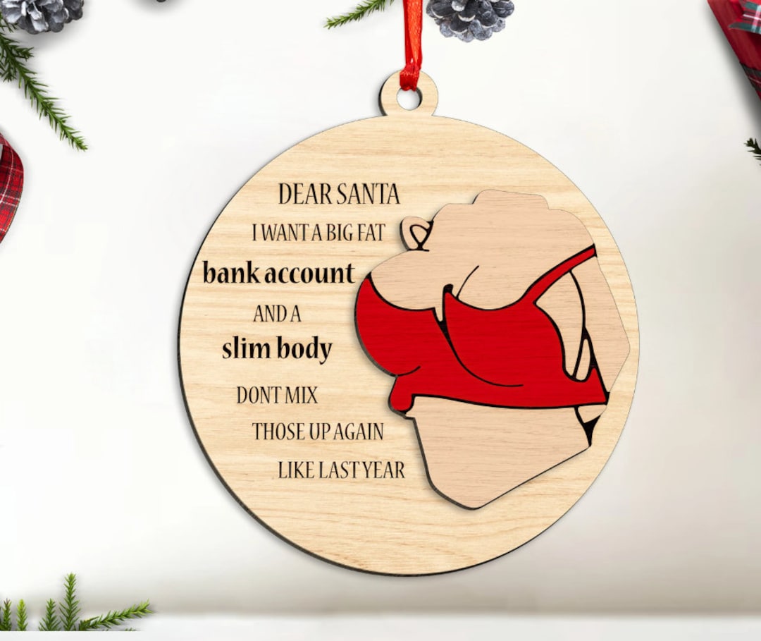 Funny Christmas Ornament Svg, Funny Adult Christmas Ornament SVG, Adult ...