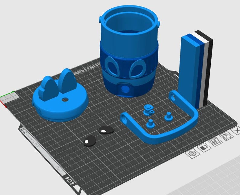 Blue Alien Can Cooler STL File | Cute Cartoon Drink Holder 3D Print ...