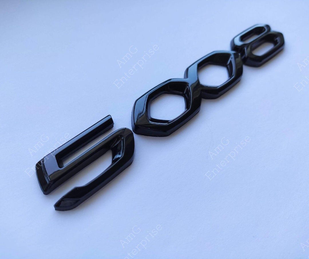 LOGO 5008 Peugeot Black Badge Acronym Monogram Emblem Sticker - Etsy