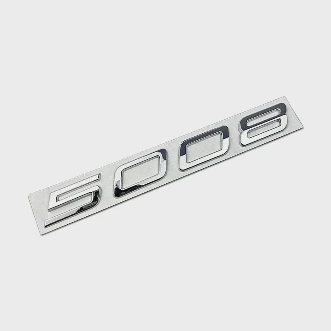 LOGO 5008 NEW Peugeot Chrome Badge Acronym Monogram Emblem Sticker - Etsy