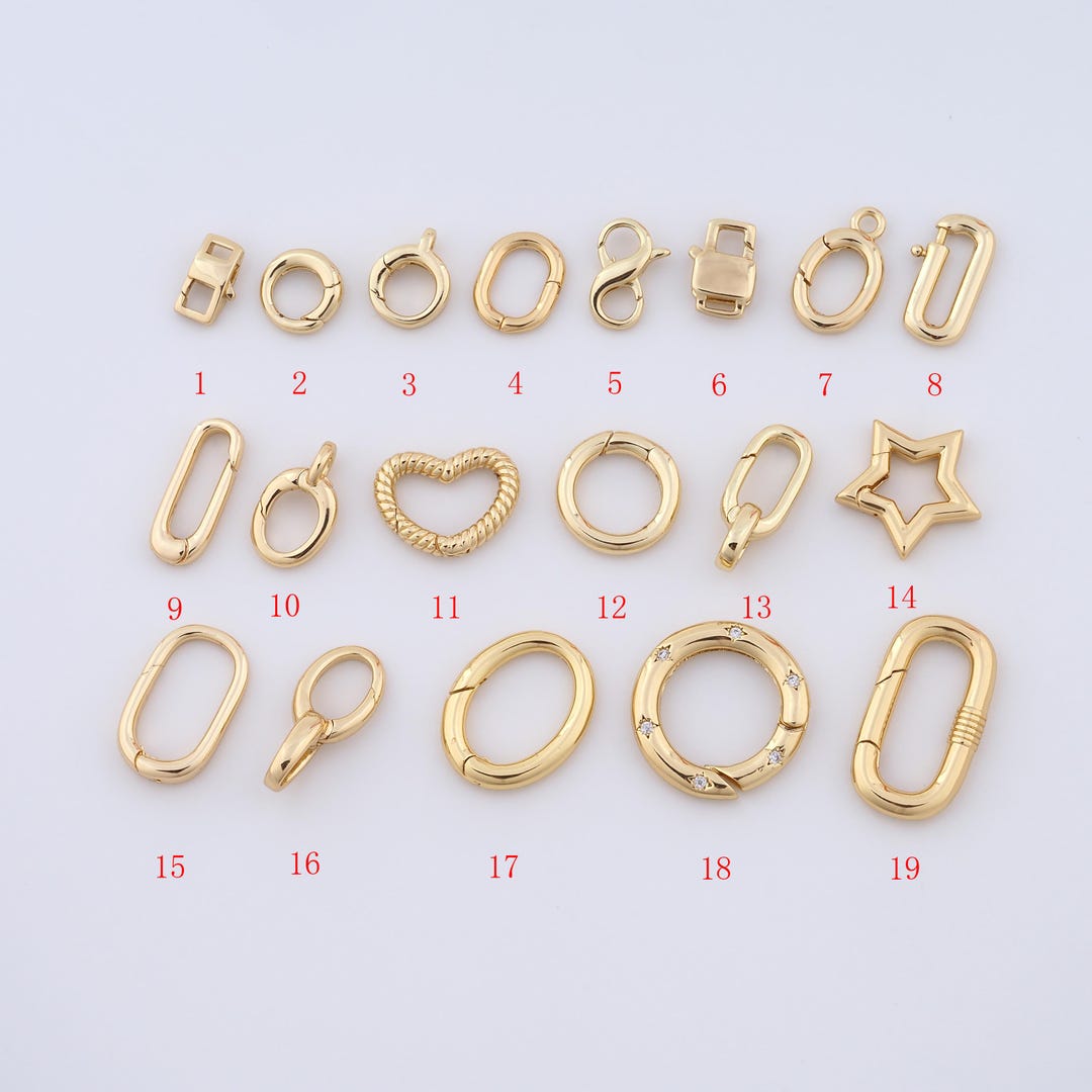 Oval Snap Clasps,snap Clasp, Snap Screw Clasp, Snap Clasp Connectors ...