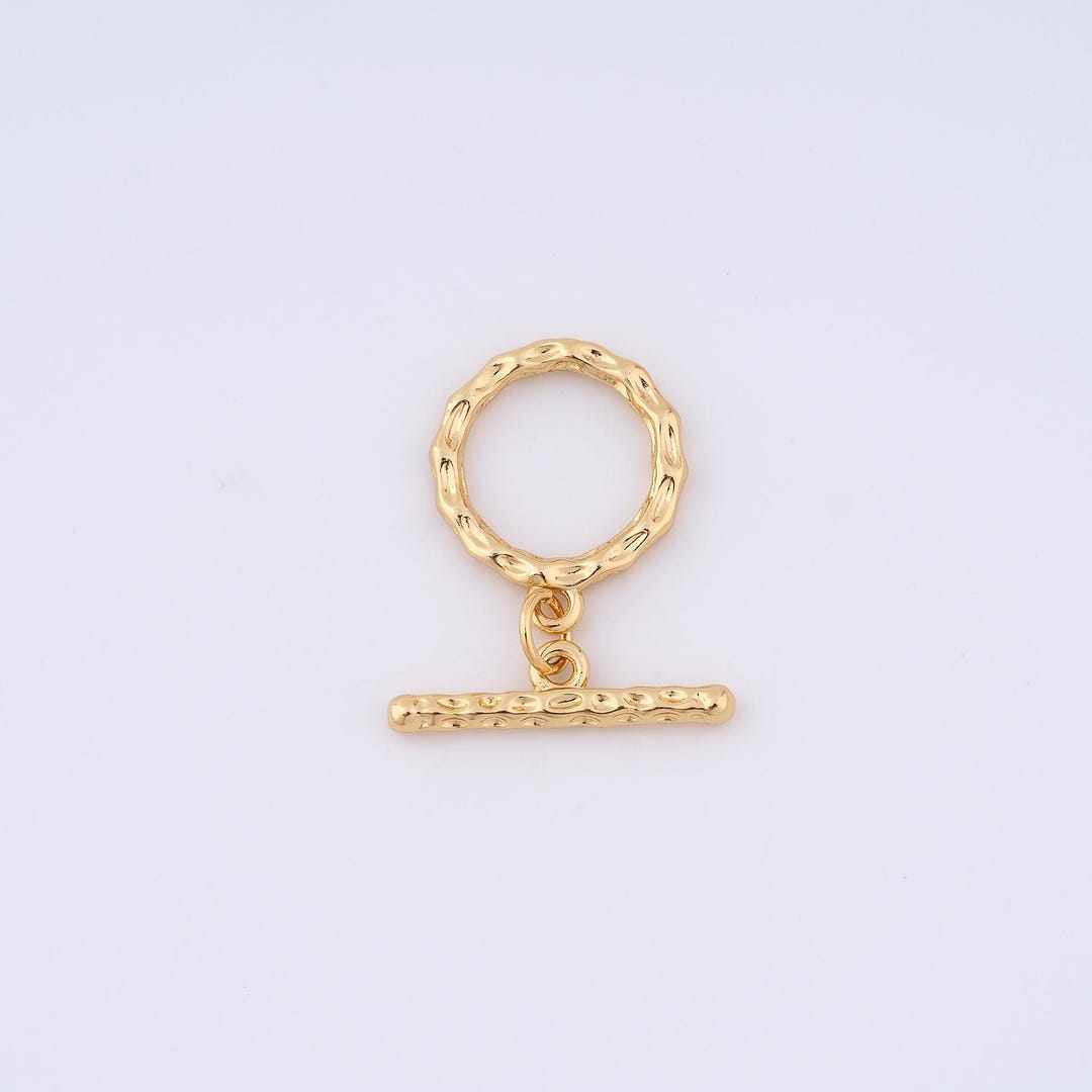 18K Gold Filled Toggle Clasp, Gold OT Clasp Fancy Design OT Clasp Bulk ...