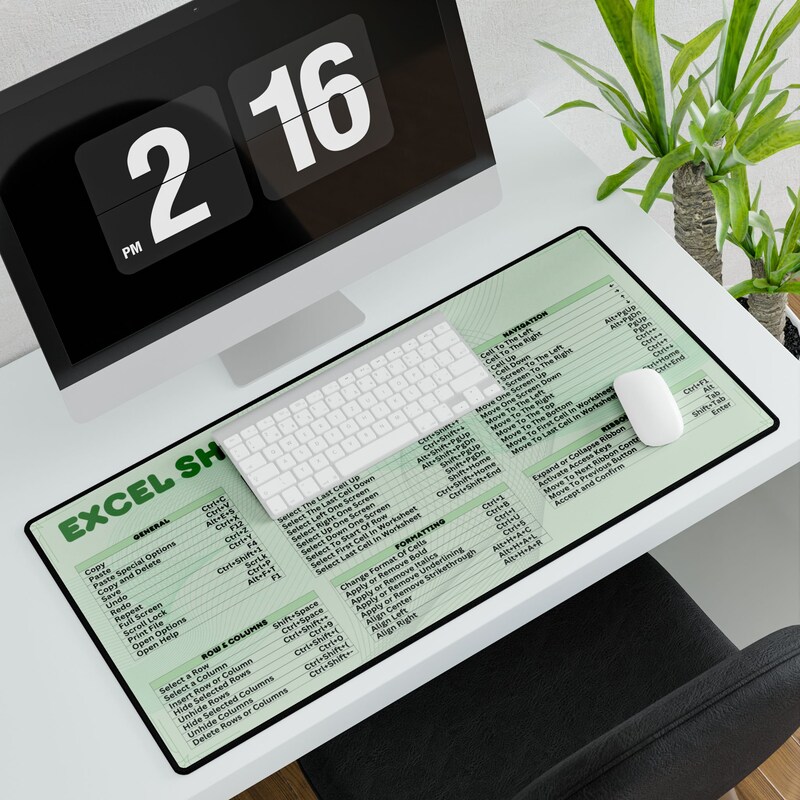 Excel Shortcut Mouse Pad - Etsy