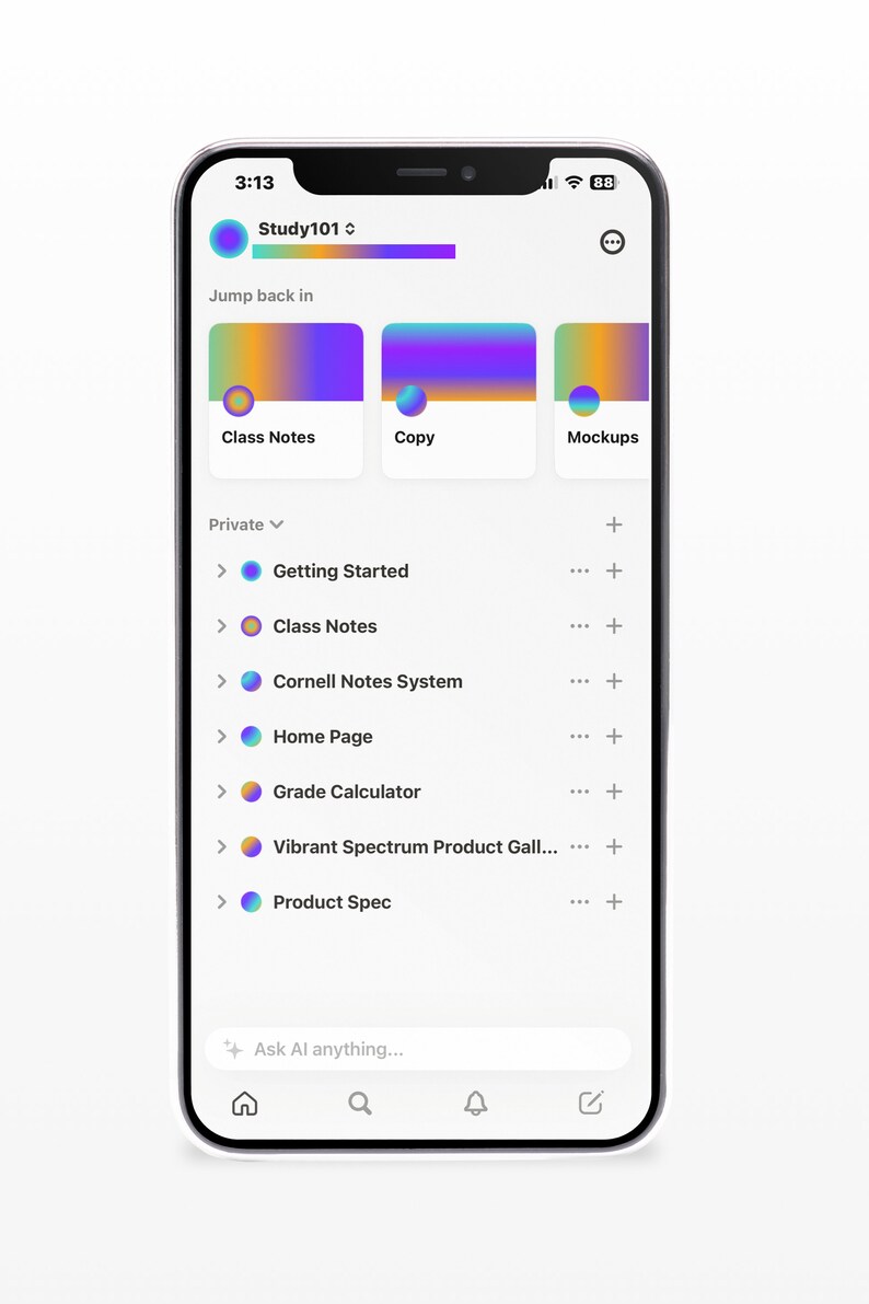 Notion Covers Gradient, Gradient Icons and Notion Dividers, Notion ...