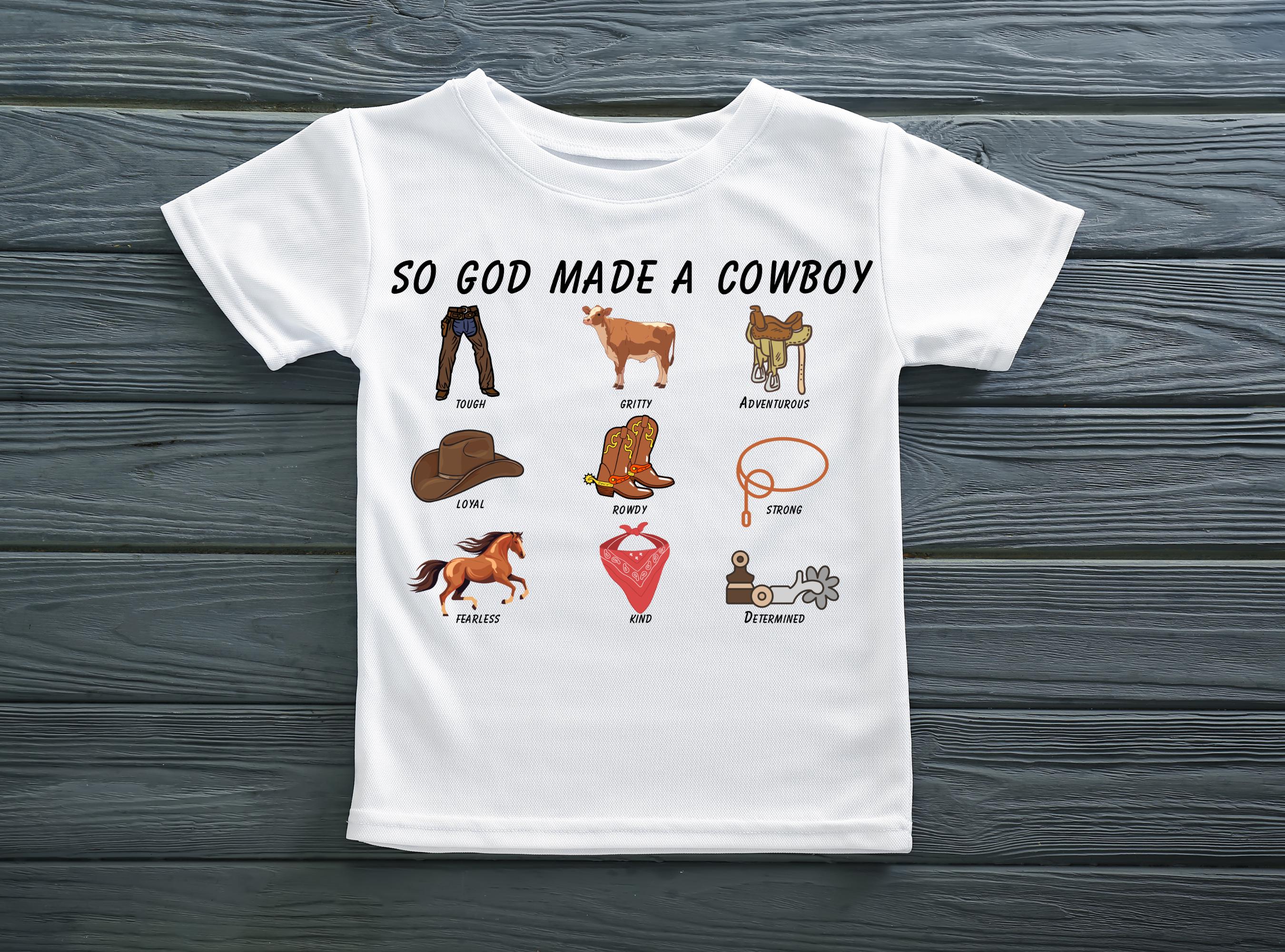 So God Made Cowboys/png/digital Download - Etsy