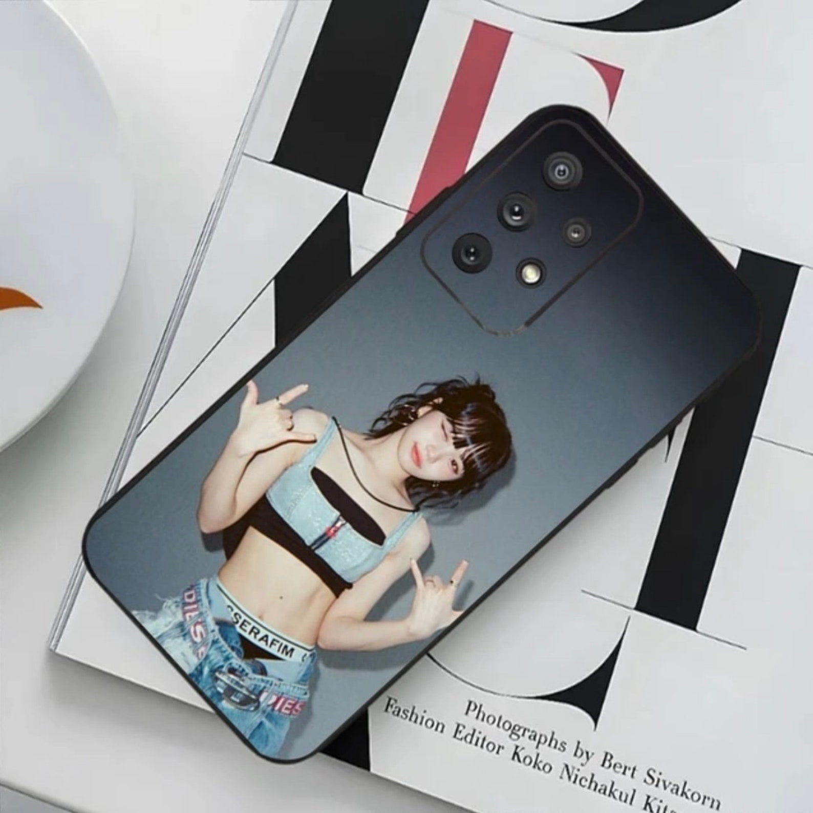 LESSERAFIM Kim Chaewon Phone Case for Samsung Galaxy S24,s20,s21,s22,s23,fe,lite,plus,ultra,note ...