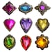 9+ * Gem Emotes - Icons - Ready to Use! - Diamond Emotes, Crystal ...