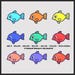 9+ * Colorful Fish Emotes - Icons - Ready to Use - Fish Emote, Colorful ...