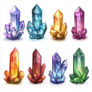 8+ * Crystal Emotes - Icons - Ready to Use - Crystal Emotes, Diamond ...