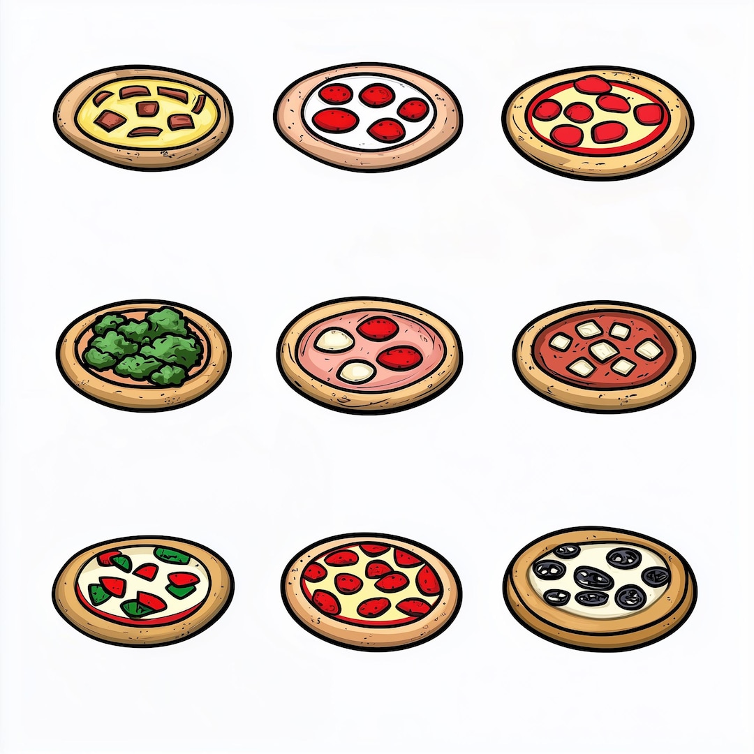9+ * Pizza Emotes - Icons - Ready to Use - Sub Badges, Cartoon Emotes ...