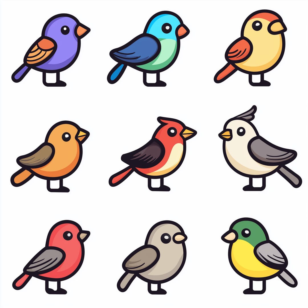 9+ * Bird Emotes - Icons - Ready to Use! - Bird Emojis, Pet Emotes ...