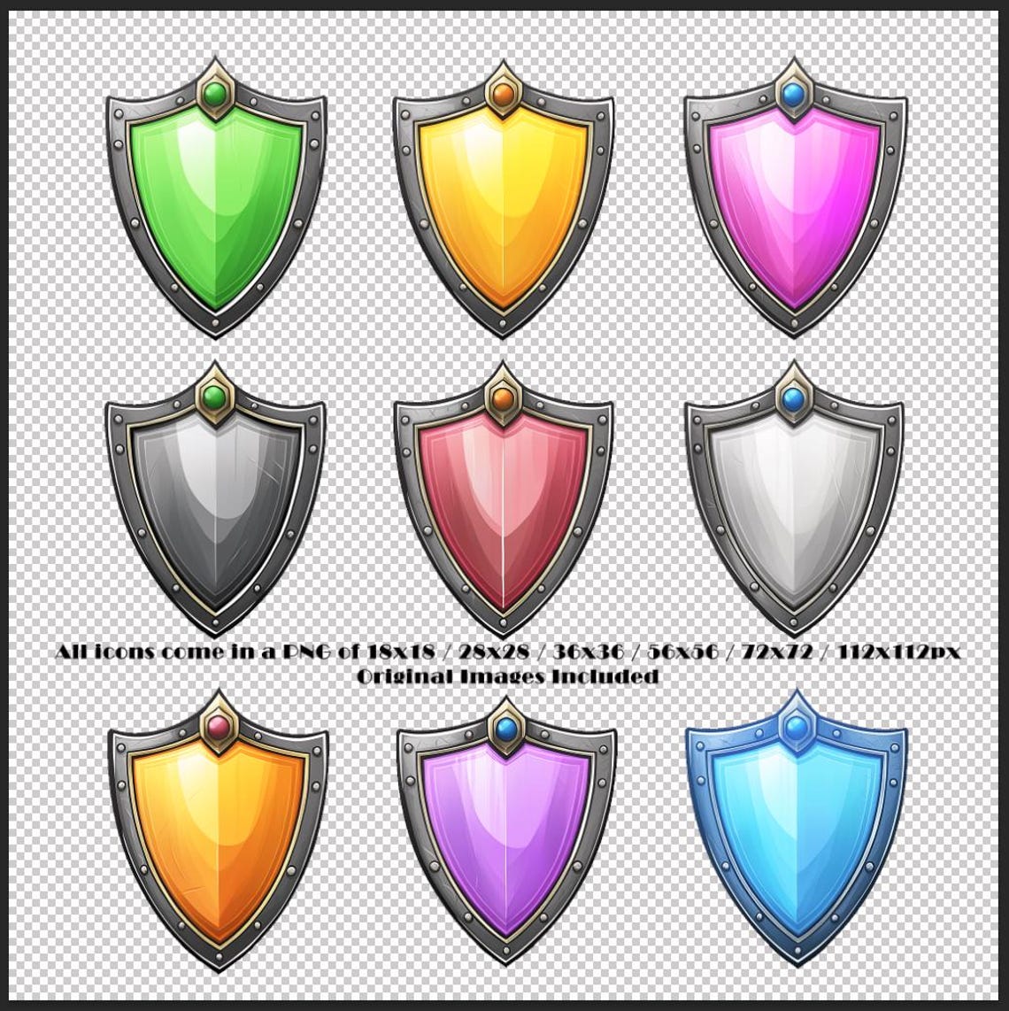 9+ * Shield Emotes - Icons - Ready to Use! - Shield Emotes, Shield ...
