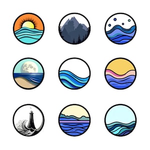 9+ * Wave Emotes - Icons - Ready to Use - Nature Emotes, Beach Emotes ...
